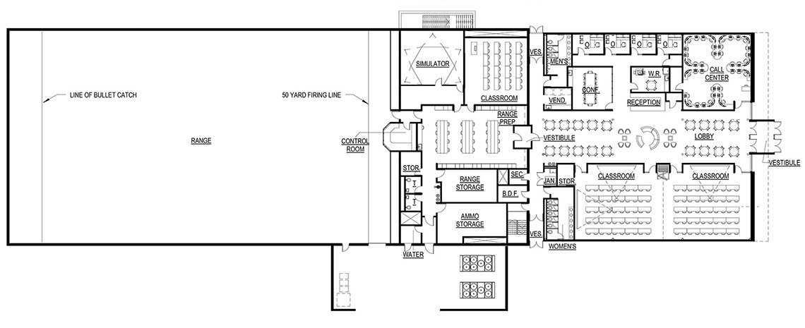 Homeland Security Training Center - Legat Architects