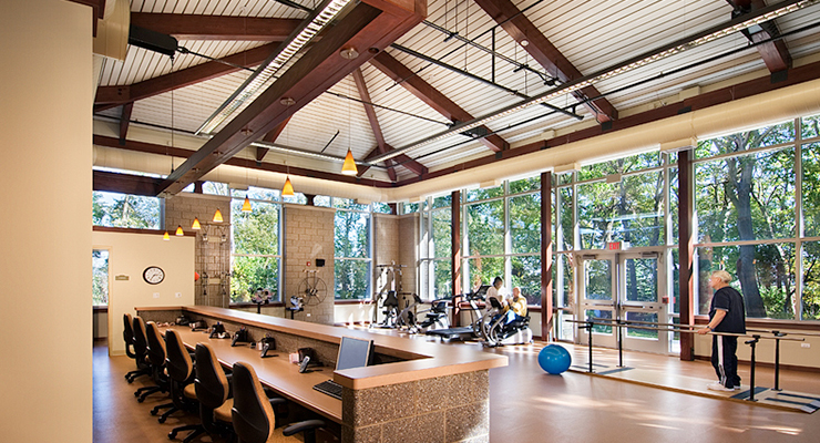 Supportive Physical Therapy Space Design - Legat Architects